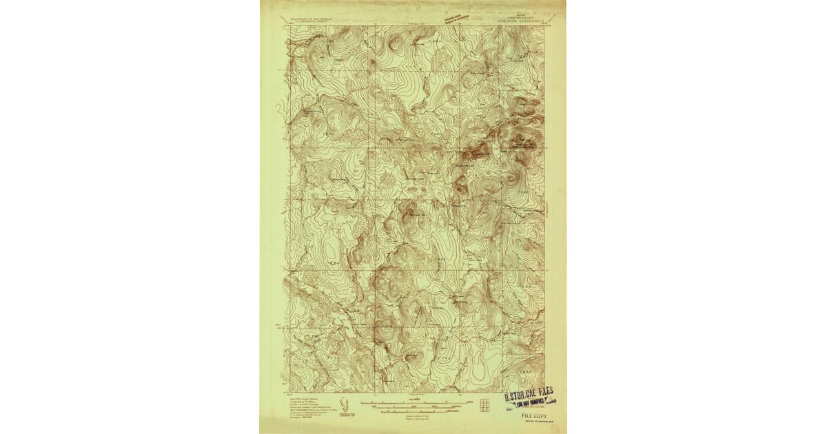 1935 Map of Howe Brook, Aroostook County, ME — High-Res | Pastmaps