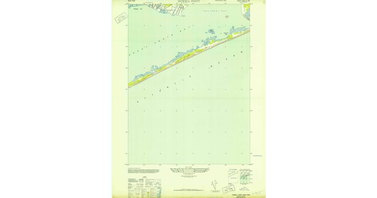 1947 Map of Howells Point, Suffolk County, NY — High-Res | Pastmaps