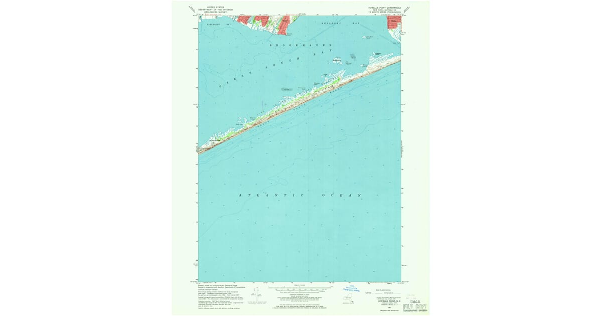 1967 Map of Howells Point, Suffolk County, NY — High-Res | Pastmaps