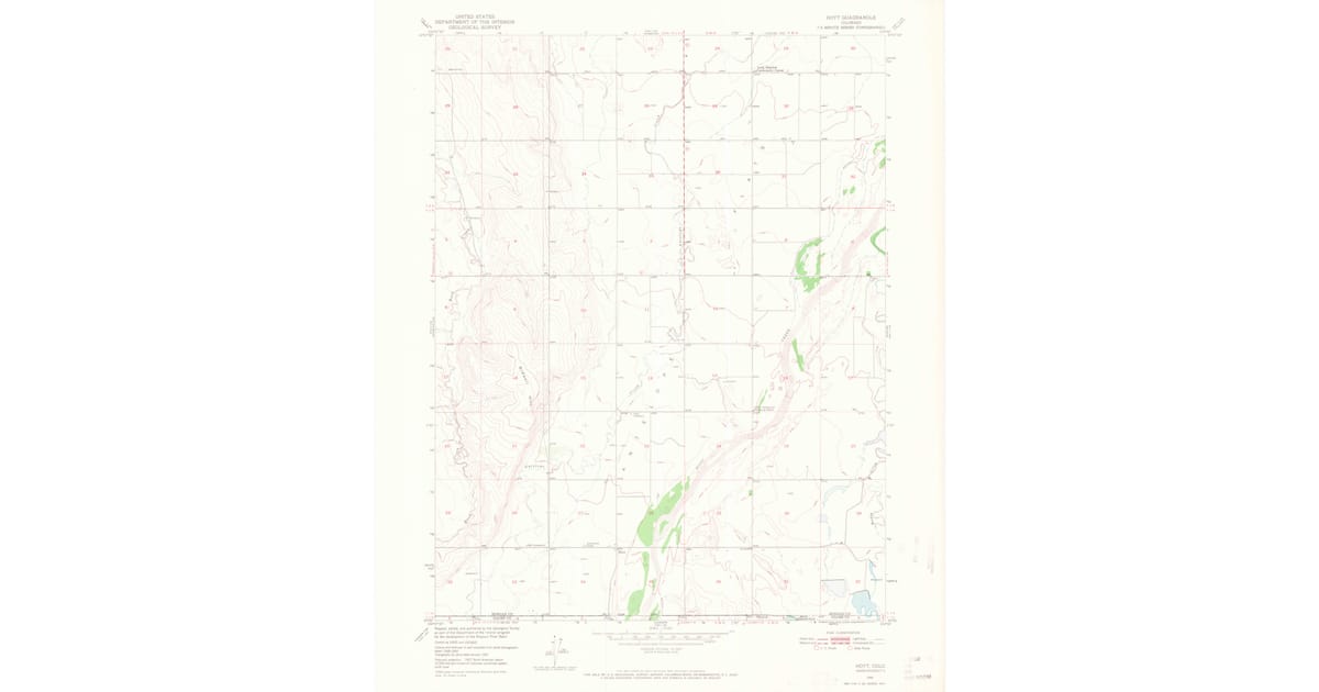 Old Maps of Hoyt, CO for Genealogy | Pastmaps