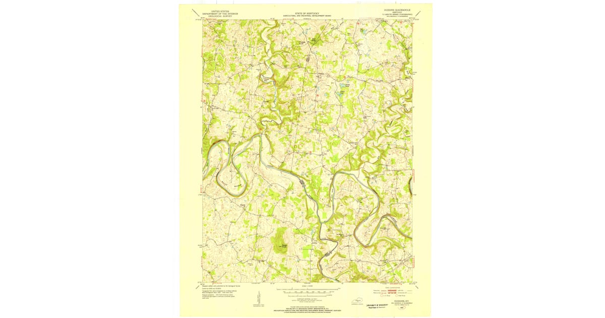 Old Historical Maps of Powder Mill, KY | Pastmaps
