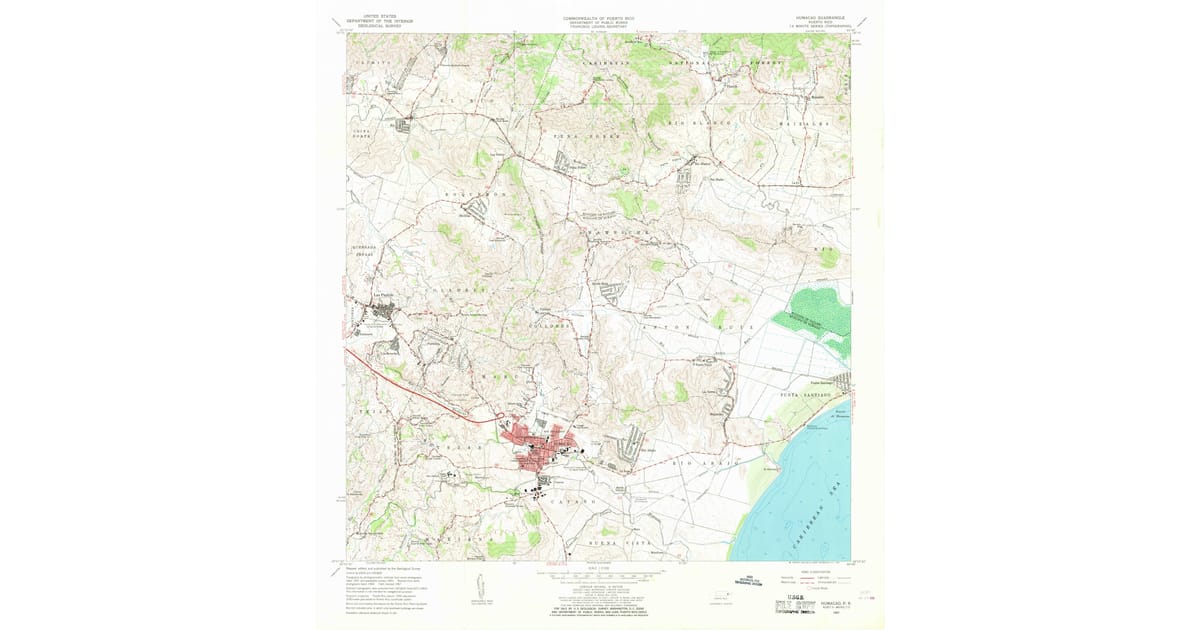 1960s Maps of Pasto Seco, Las Piedras | Pastmaps