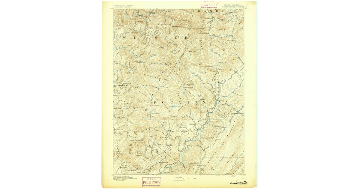 1890s Maps of Woodrow, WV | Pastmaps
