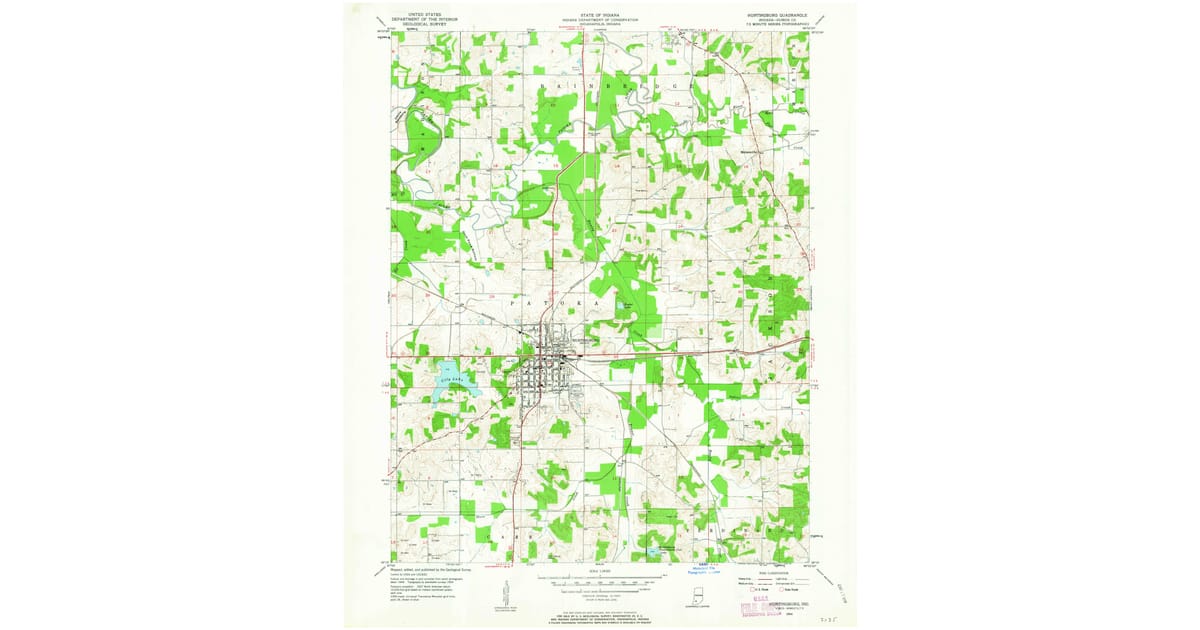 Old Maps of Huntingburg, IN | Pastmaps
