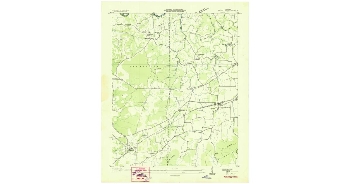 Old Historical Maps of Falls Mill, TN | Pastmaps
