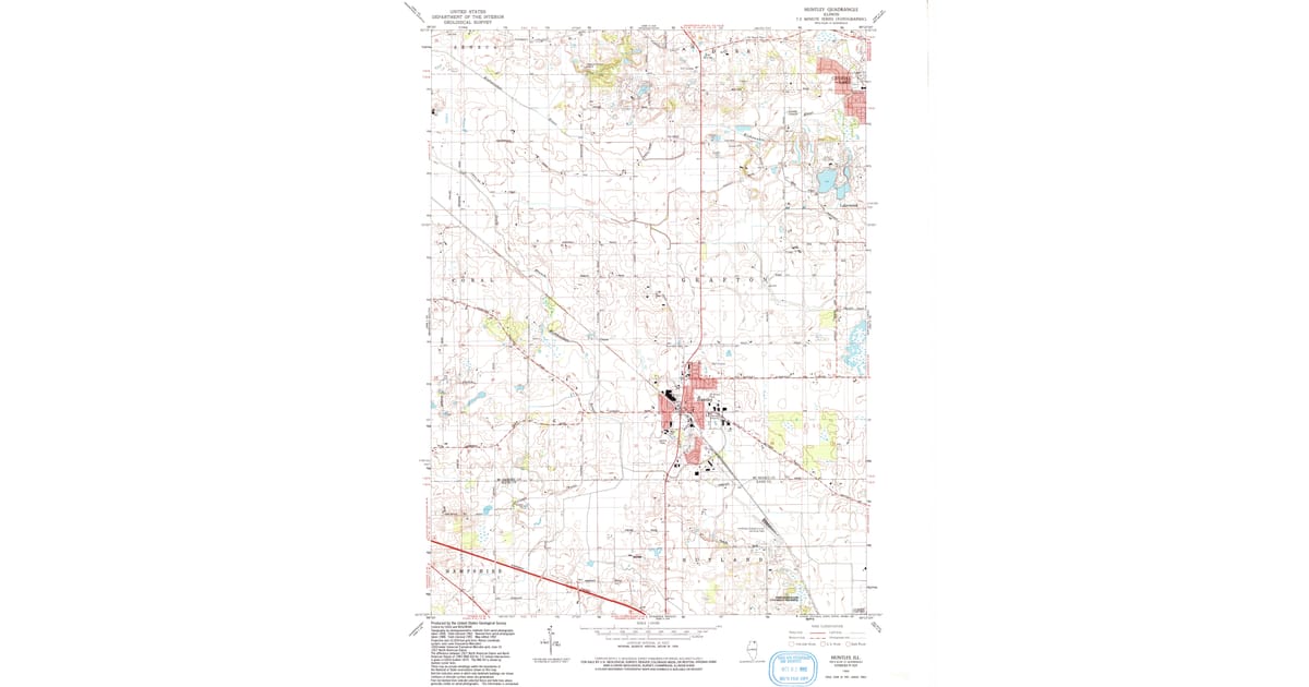 1992 Map of Huntley, IL — High-Res | Pastmaps
