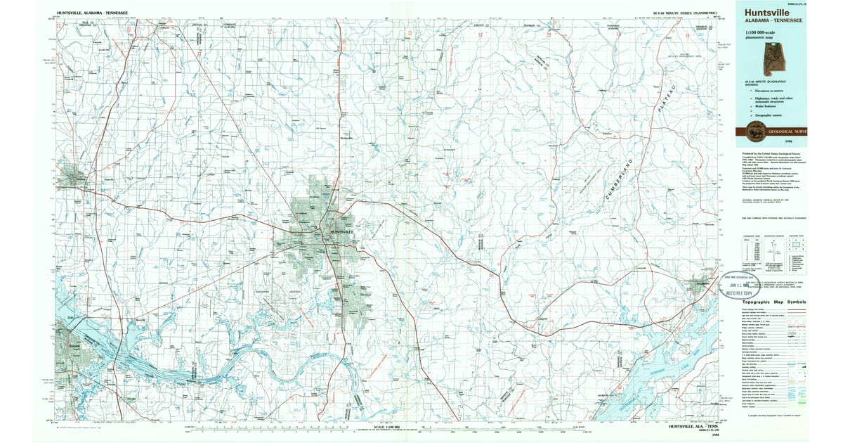 1980s Maps of Ryland, AL | Pastmaps