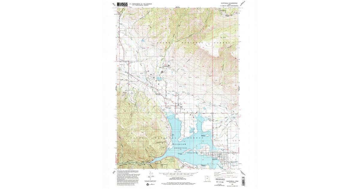 1990s Maps of Village at Wolf Creek, UT | Pastmaps