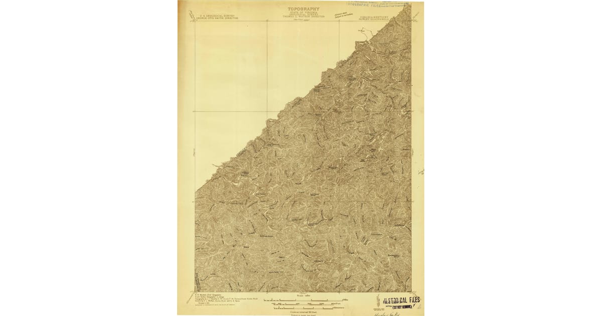 1914 Map of Hurley, Buchanan County, VA — High-Res | Pastmaps