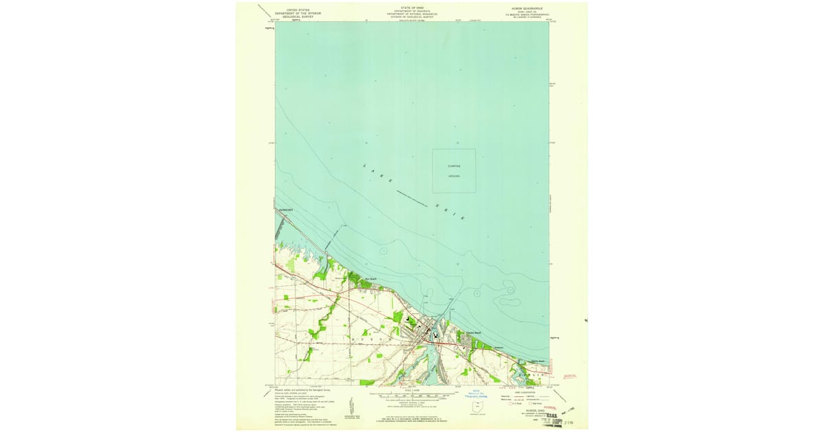 1959 Map of Huron, OH — High-Res | Pastmaps
