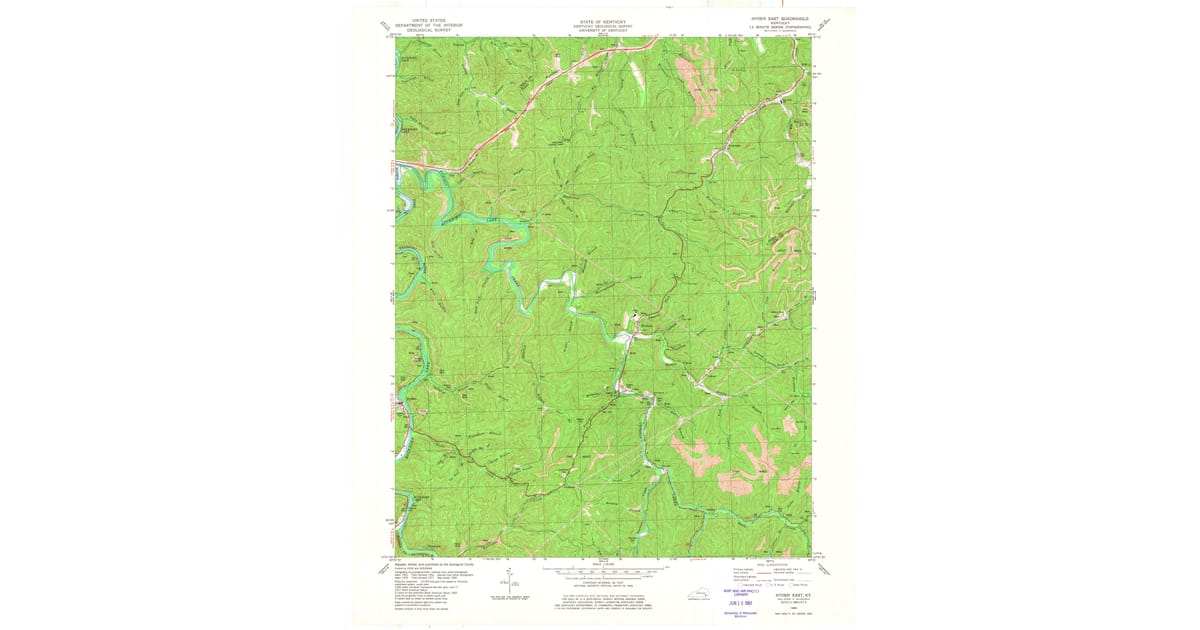 1980s Maps of Perry County, KY | Pastmaps