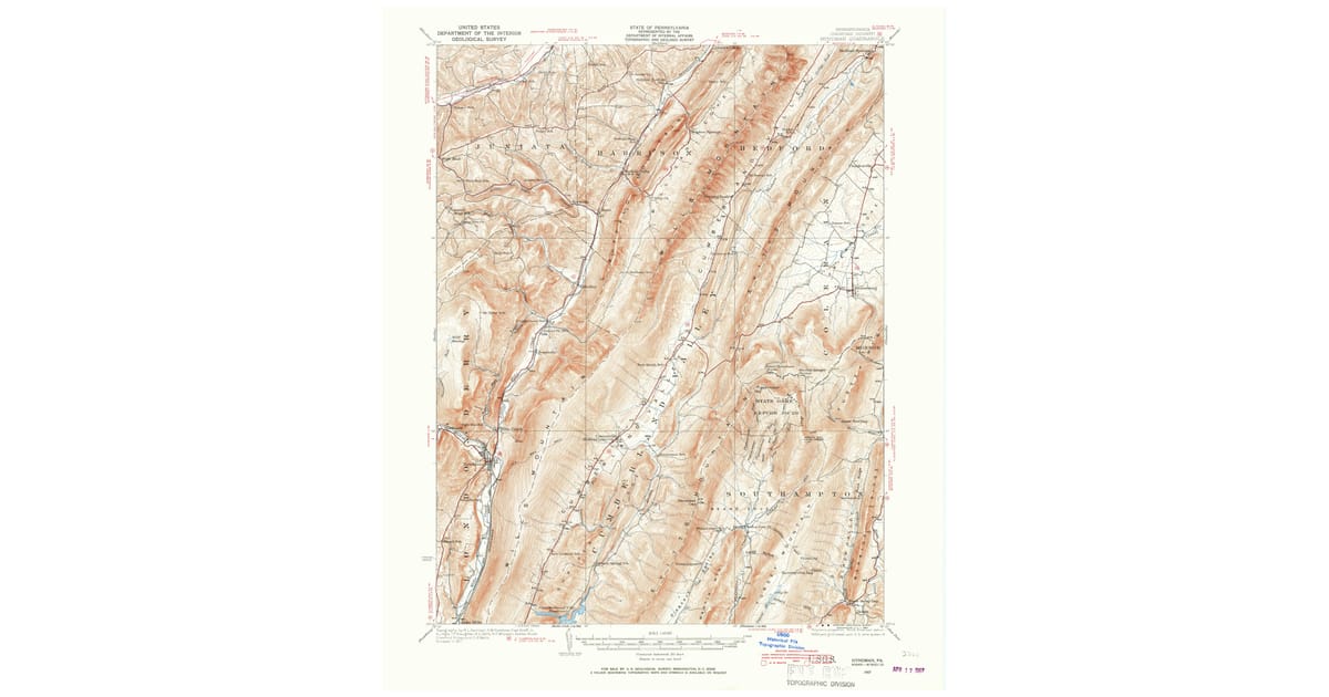 Old Historical Maps of Hyndman, PA | Pastmaps