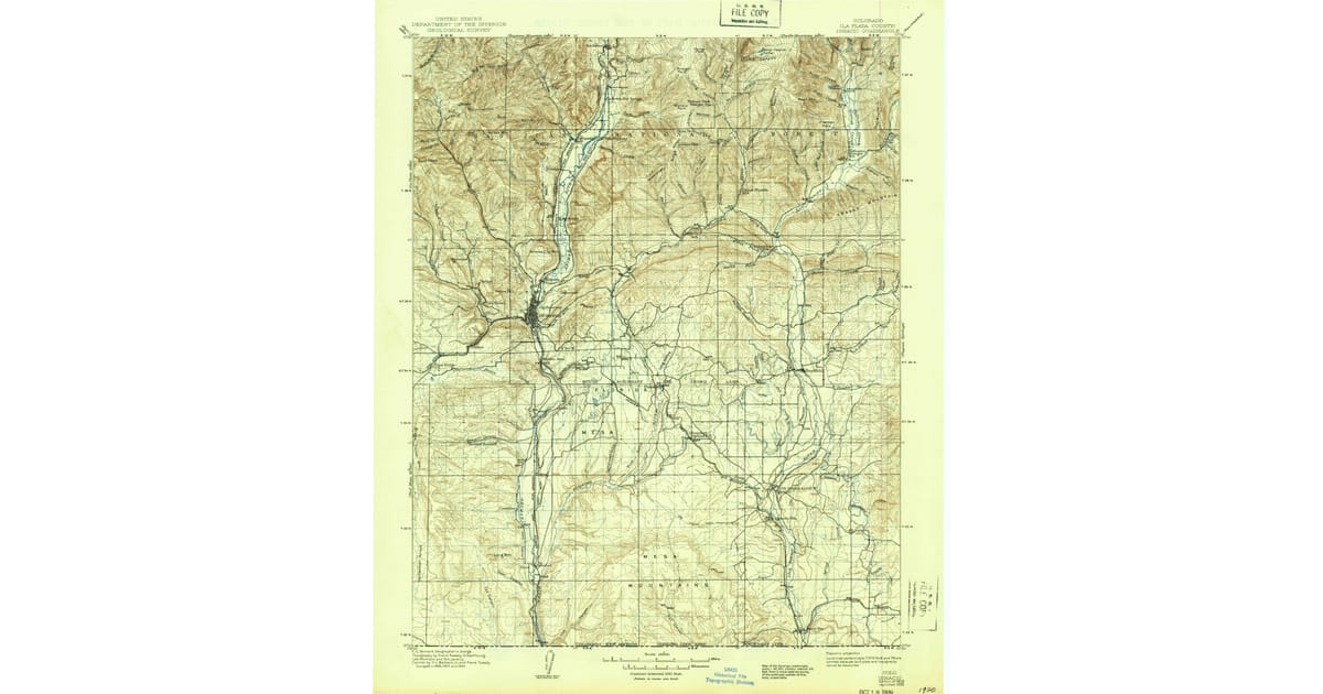 1924 Map of Ignacio, CO — High-Res | Pastmaps