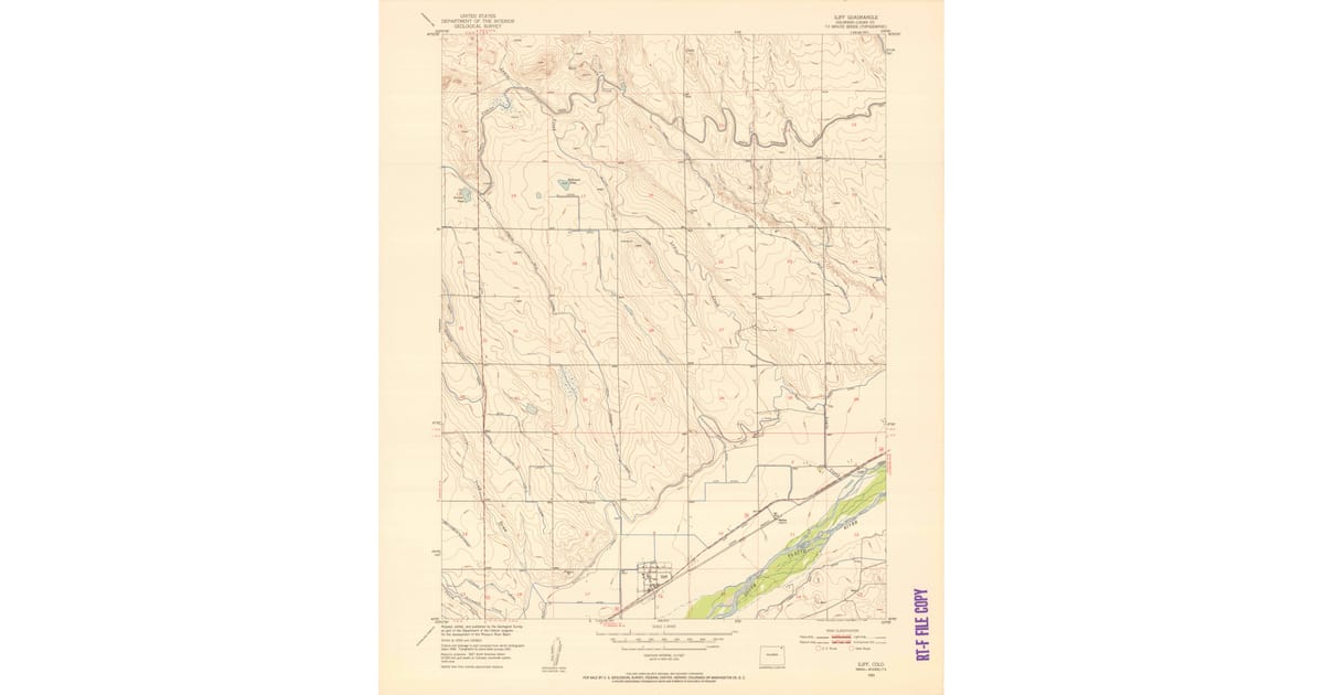 Old Maps of Iliff, CO | Pastmaps