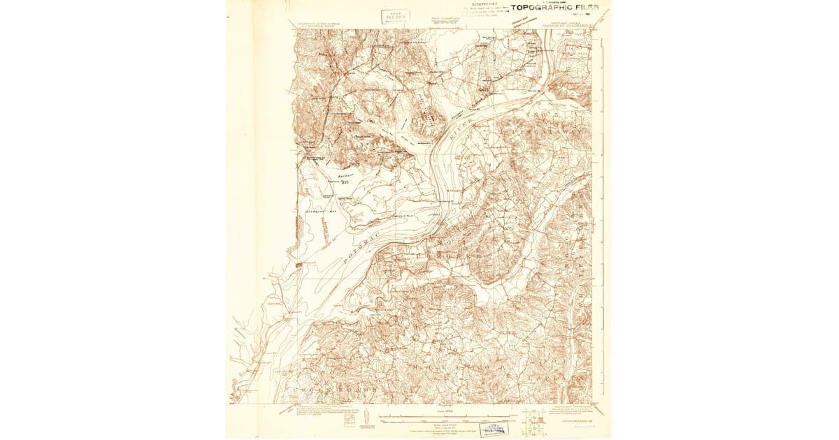 1920s Maps of Hybla Valley, VA | Pastmaps