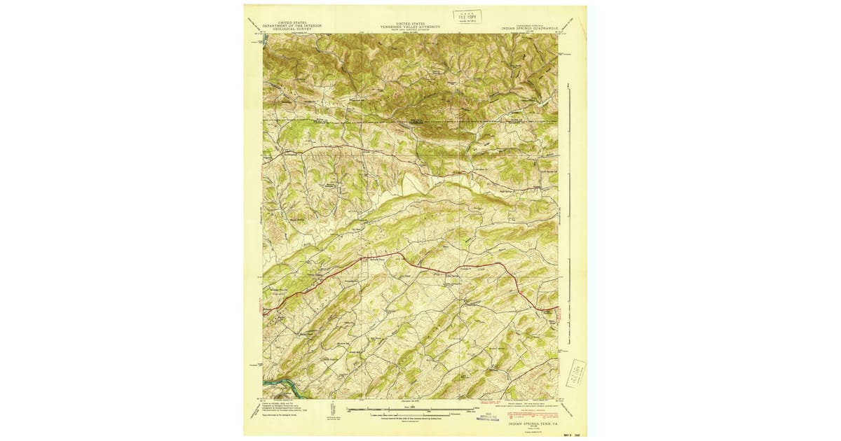 1940s Maps of Scott County, VA | Pastmaps