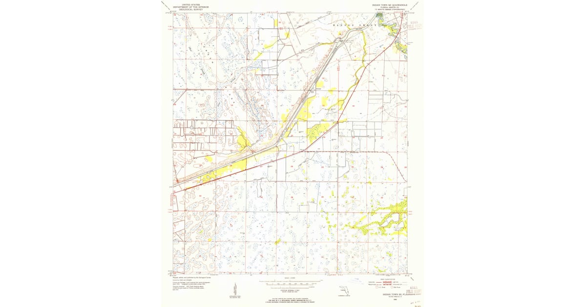 Old Maps of Tropical Park, Martin County for Genealogy | Pastmaps