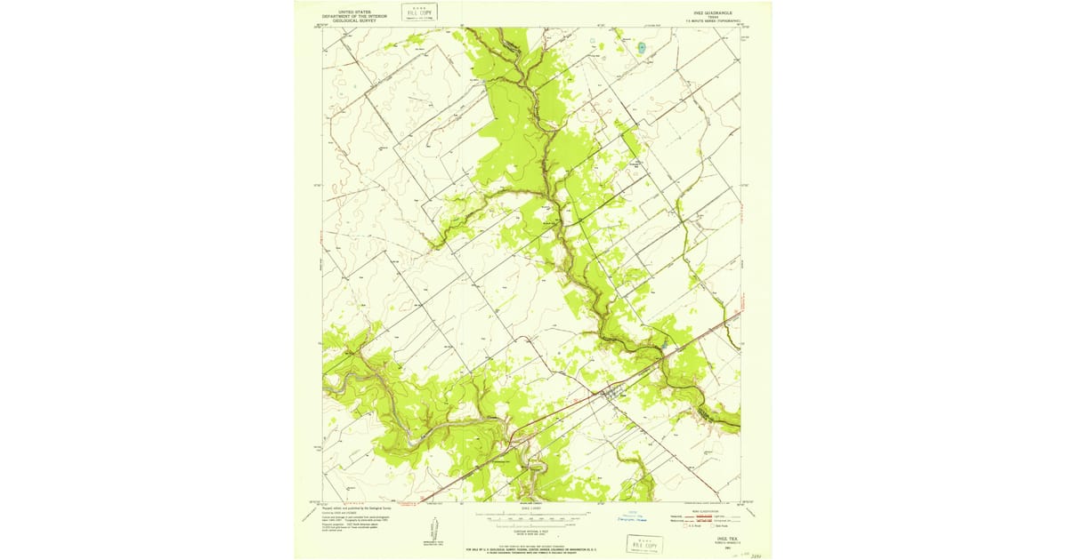 Old Historical Maps of Jackson County, TX | Pastmaps