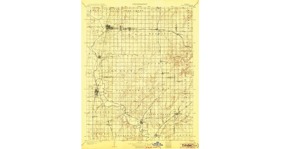 1900-1909 Maps of Neosho County, KS | Pastmaps