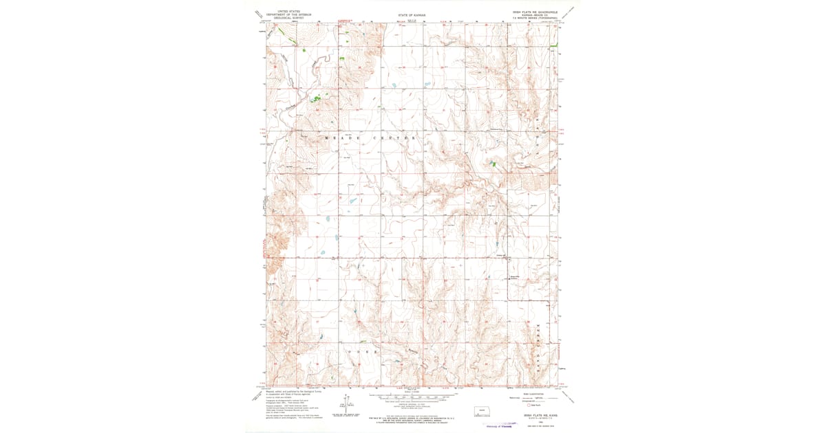 1960s Maps of Meade County, KS | Pastmaps