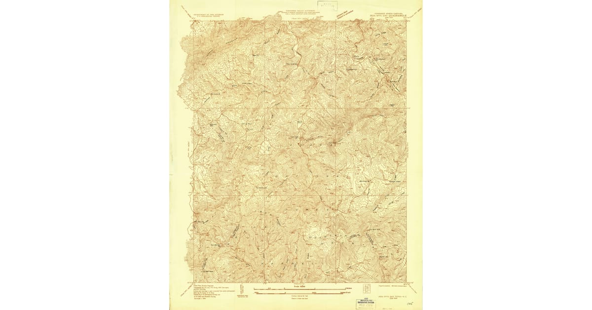 1930s Maps of Unicoi County, TN | Pastmaps