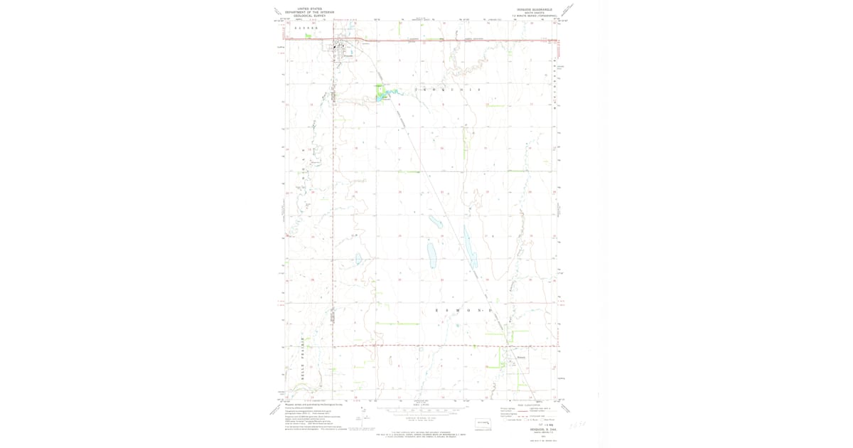 1970s Maps of Beadle County, SD | Pastmaps