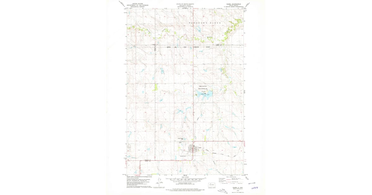 1978 Map of Isabel, SD — High-Res | Pastmaps
