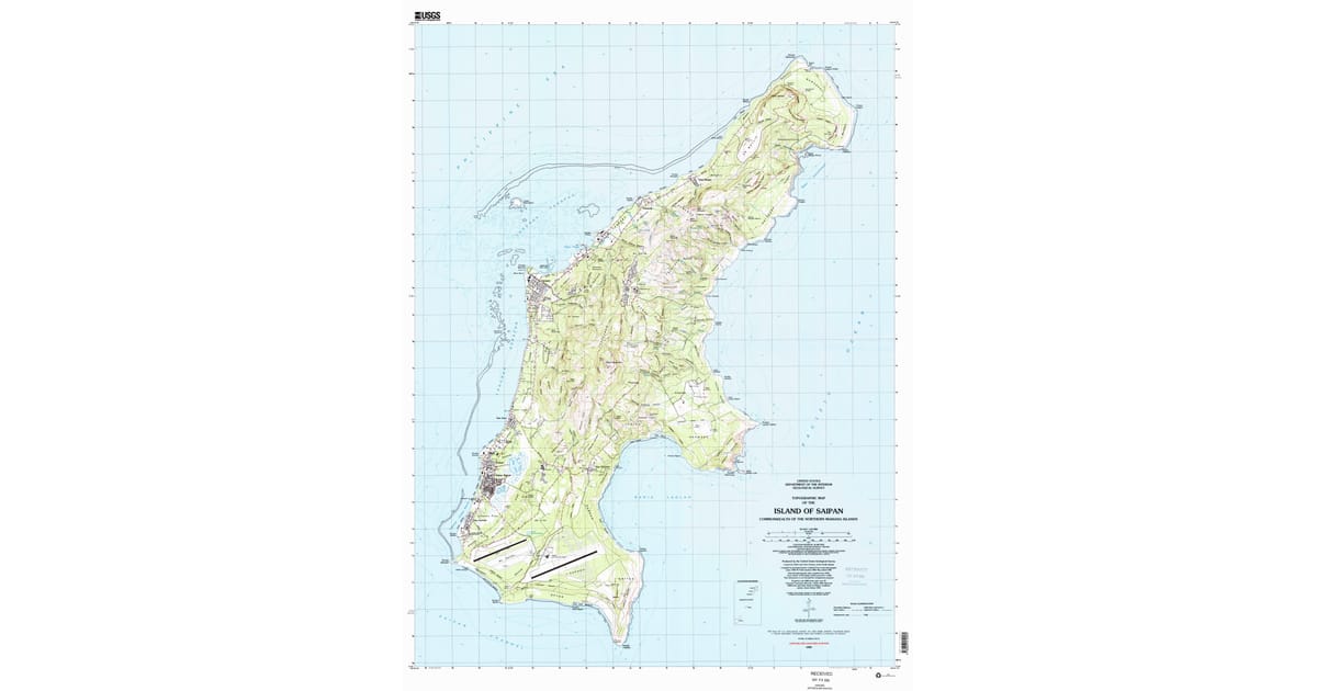 Old Maps of Capitol Hill, Saipan Municipality for Genealogy | Pastmaps
