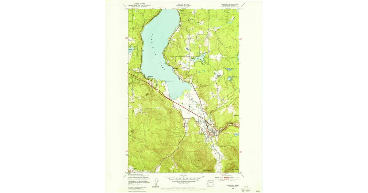 1950s Maps of Pine Lake, Sammamish | Pastmaps