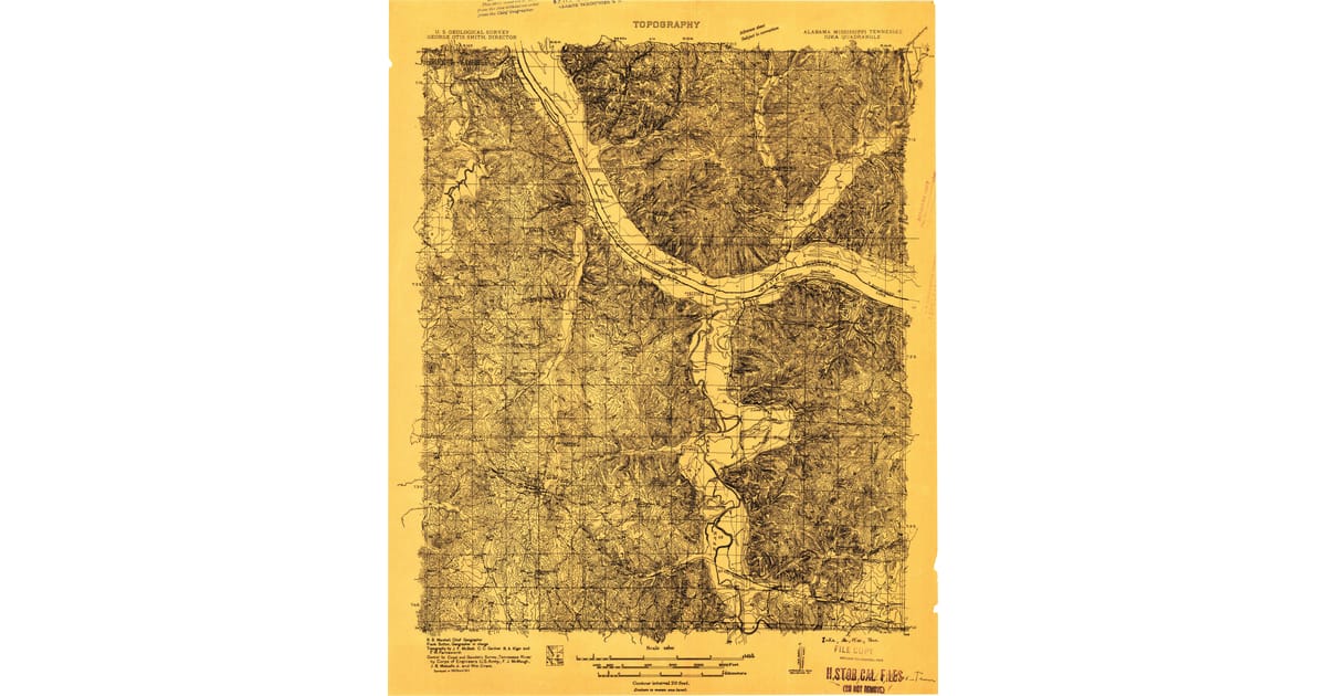 1900s (20th Century) Maps of Colbert County, AL | Pastmaps