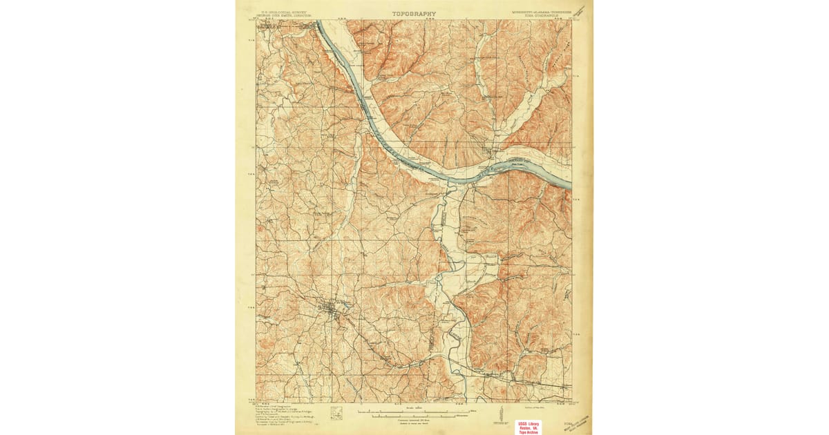 1914 Map of Iuka, MS — High-Res, 1914 Print #2 | Pastmaps