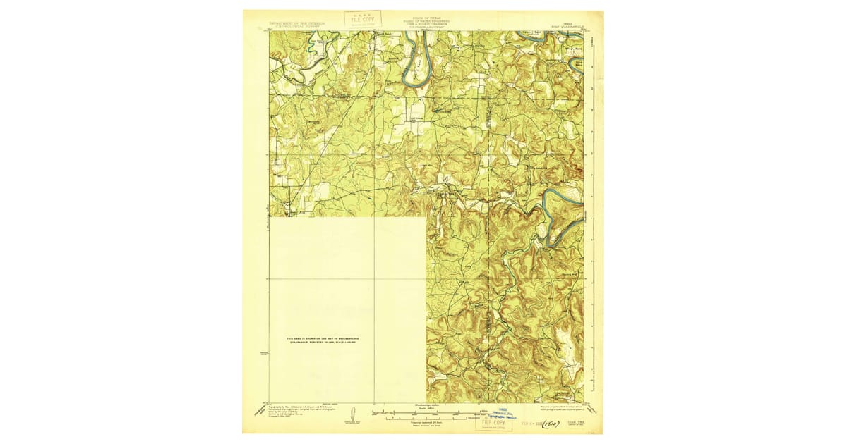 1931 Map of Ivan, Stephens County, TX — High-Res | Pastmaps