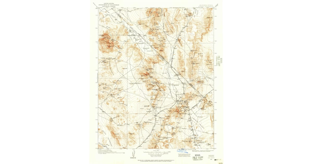 Old Maps of Primm Valley, CA | Pastmaps