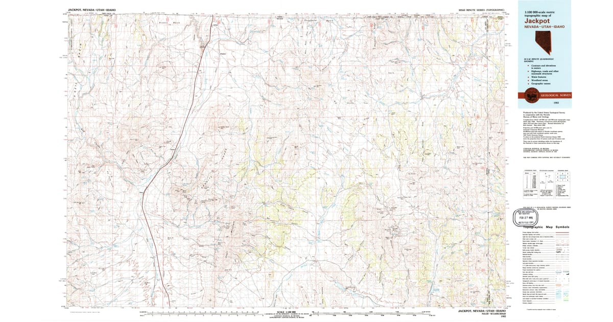 1980s Maps of Cassia County, ID | Pastmaps