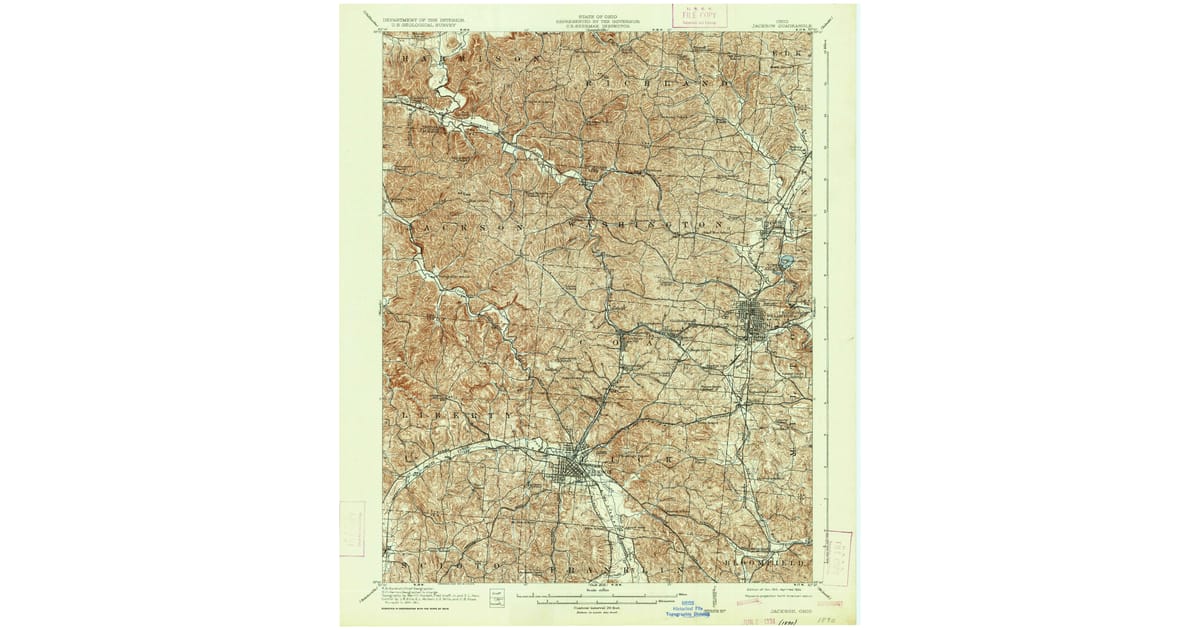 Old Maps of Tom Corwin, OH | Pastmaps