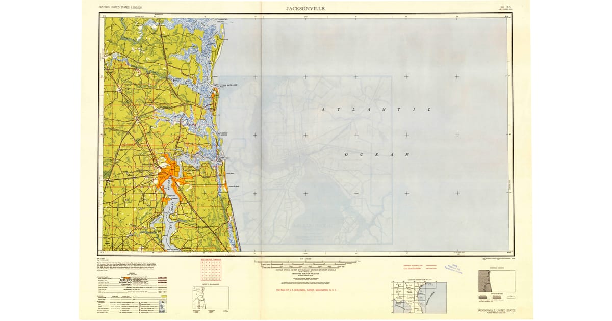 1940s Maps of Clarks Bluff, GA | Pastmaps