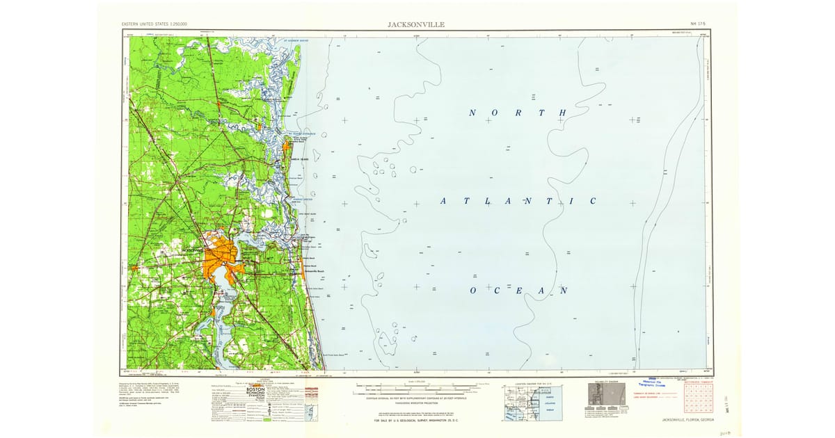 1960s Maps of Clay County, FL | Pastmaps