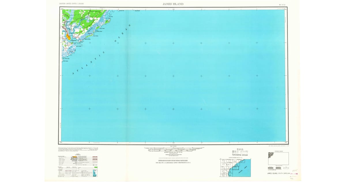 1960s Maps of Lockwood Hall, SC | Pastmaps