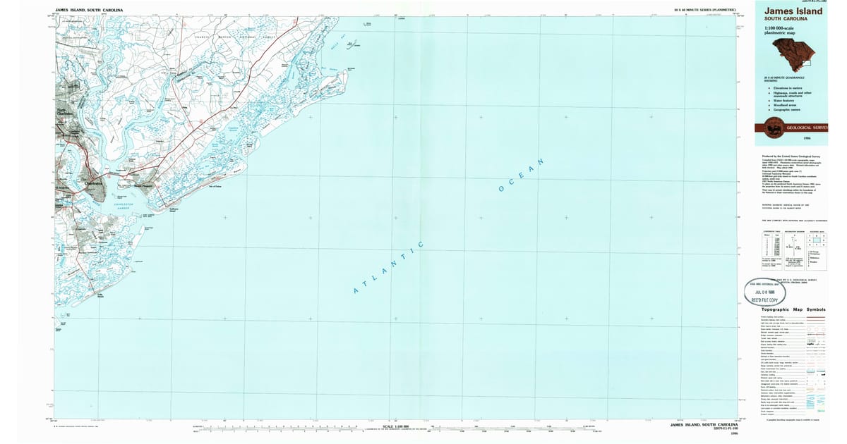 1980s Maps of Chicora Place, North Charleston | Pastmaps