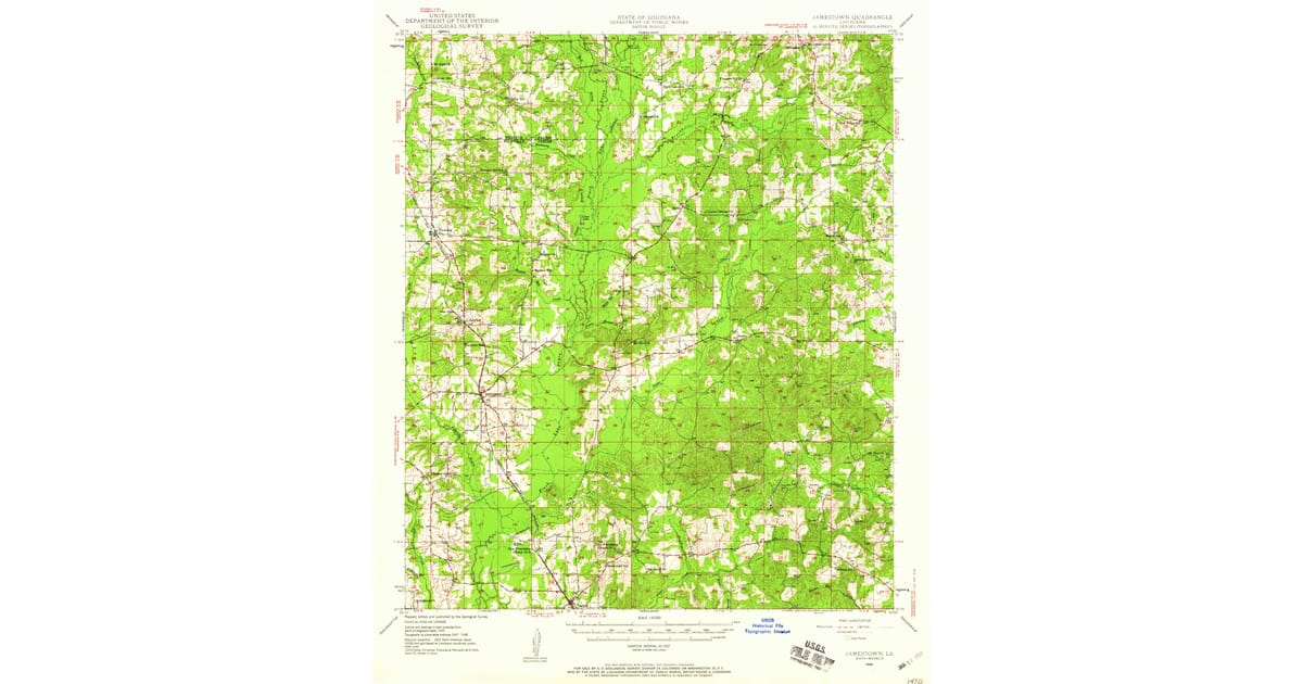 Old Maps of Old Castor, LA | Pastmaps