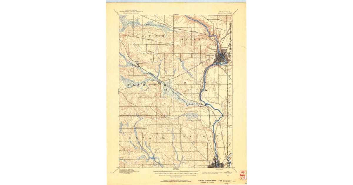Old Maps of La Prairie, WI | Pastmaps
