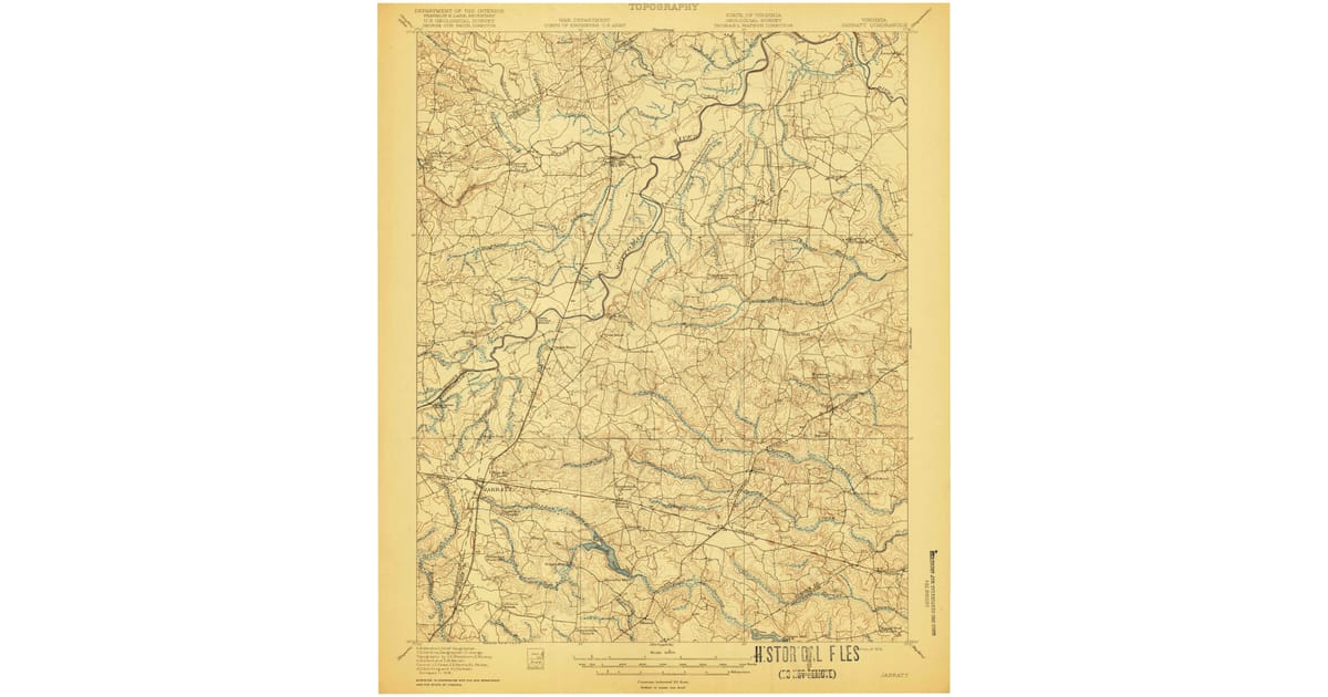 Old Maps of Southampton County, VA | Pastmaps