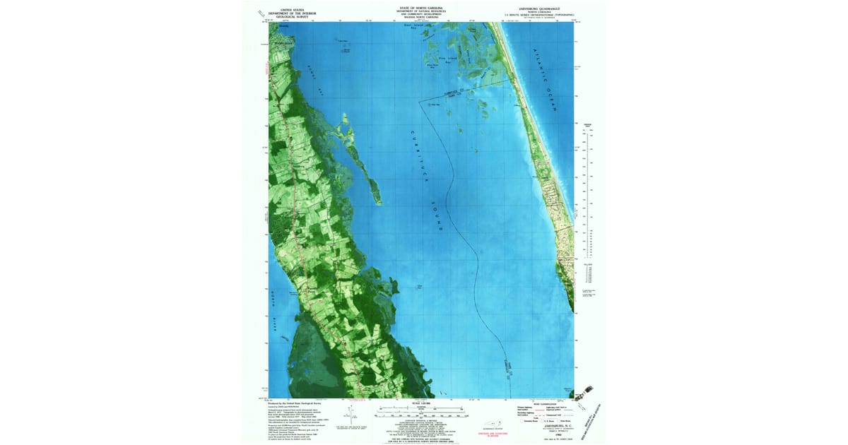 1980s Maps of Ocean Pines, Duck | Pastmaps