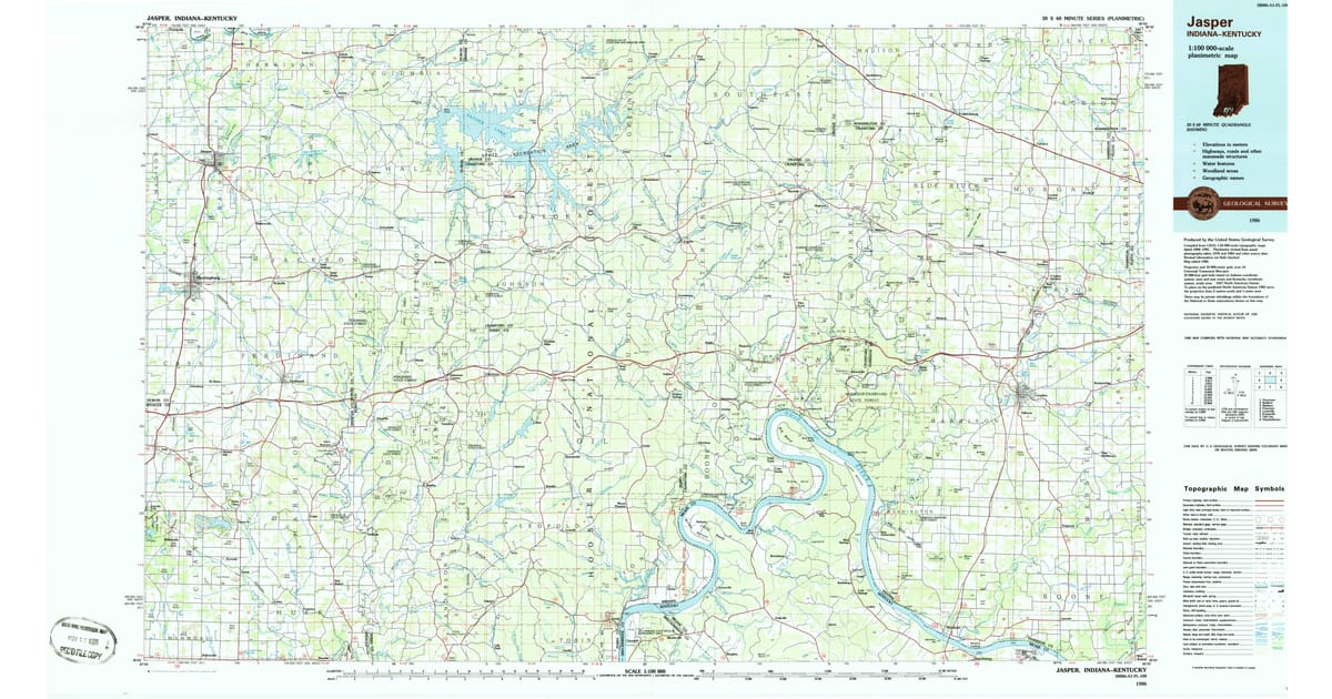 1980s Maps of Kitterman Corners, IN | Pastmaps