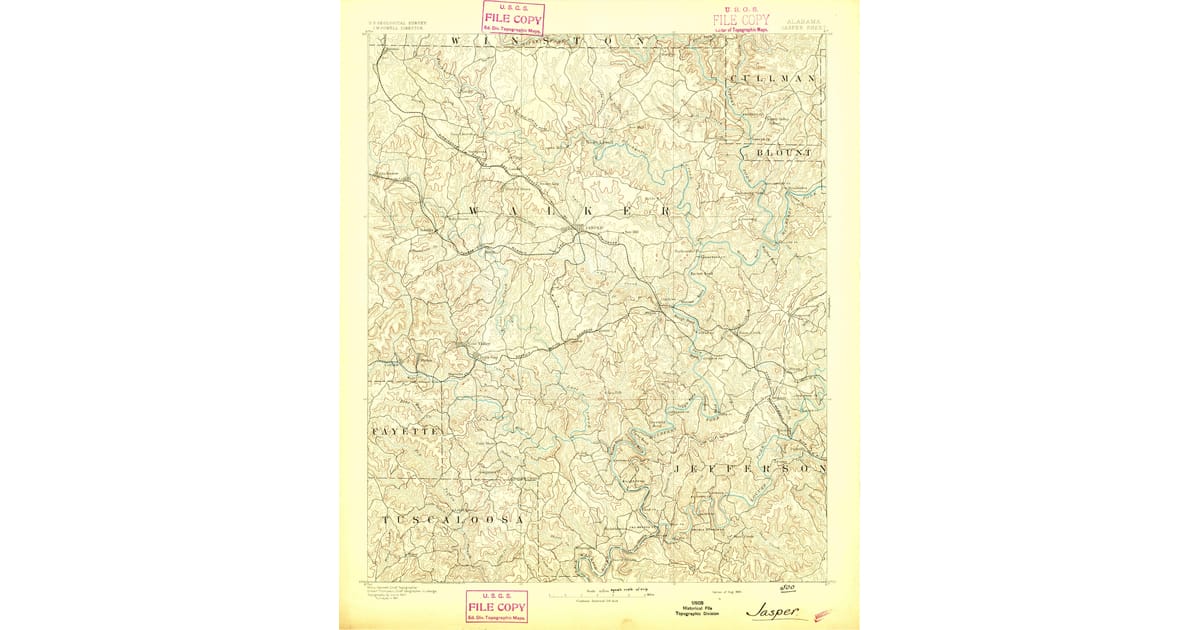 Old Maps of Reeds Ferry, AL for Genealogy | Pastmaps