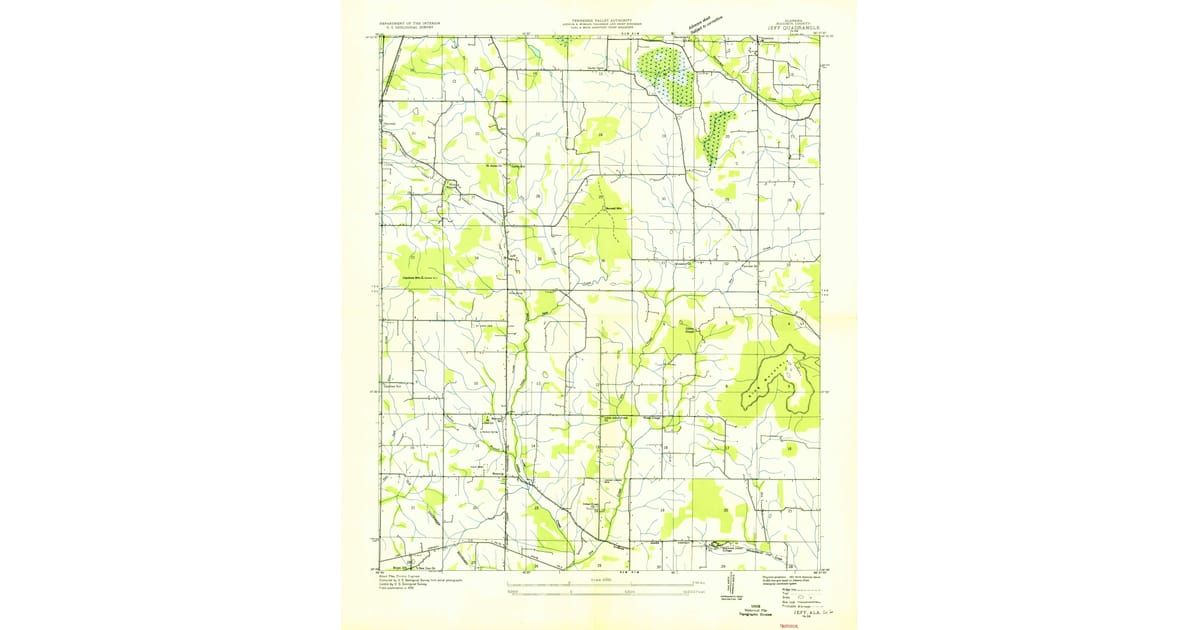 1930s Maps of Madison County, AL | Pastmaps