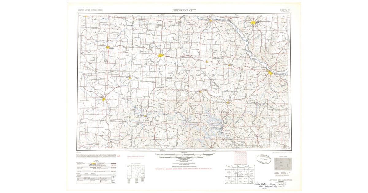 1950s Maps of Osage Beach, MO | Pastmaps