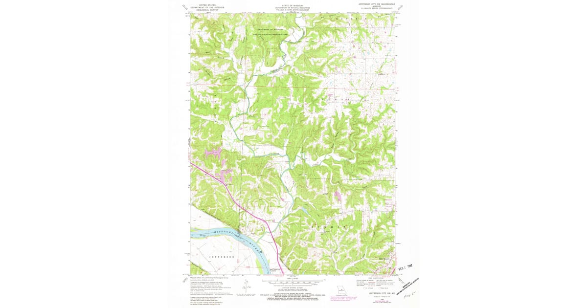 1960s Maps of Cole County, MO | Pastmaps