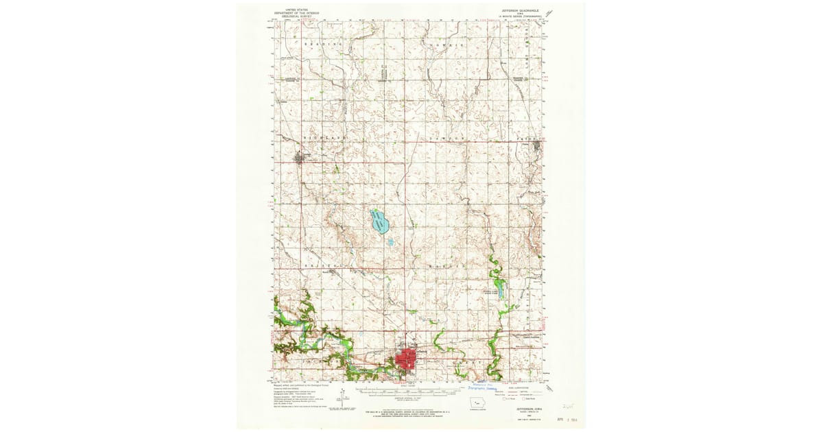 1960s Maps of Webster County, IA | Pastmaps