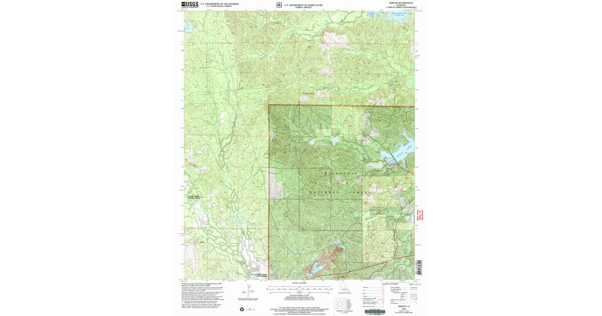 2000s (21st Century) Maps of Jericho, LA | Pastmaps
